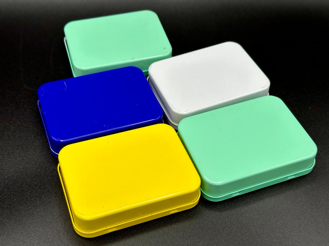 Vintage Celestial Seasonings Tea Tins, Lot of 5 Collectible Tins, Mint ...