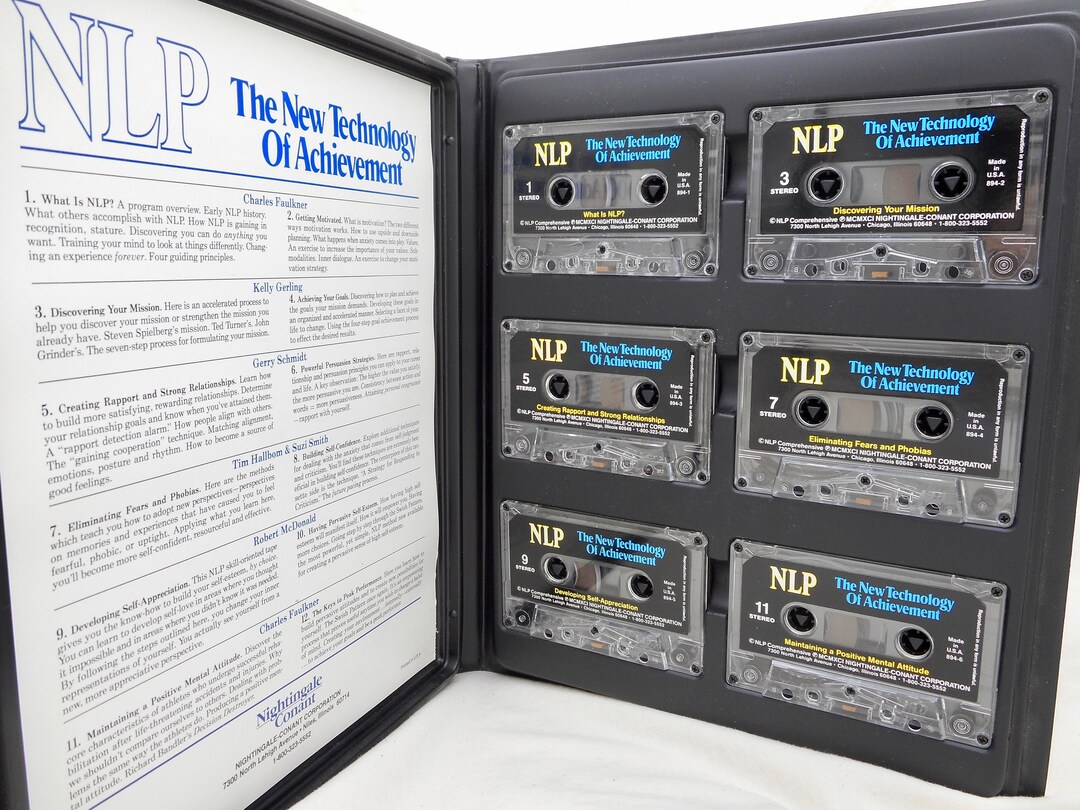 NLP Nightingale Conant Cassette Set: Self-help (1991) - Etsy