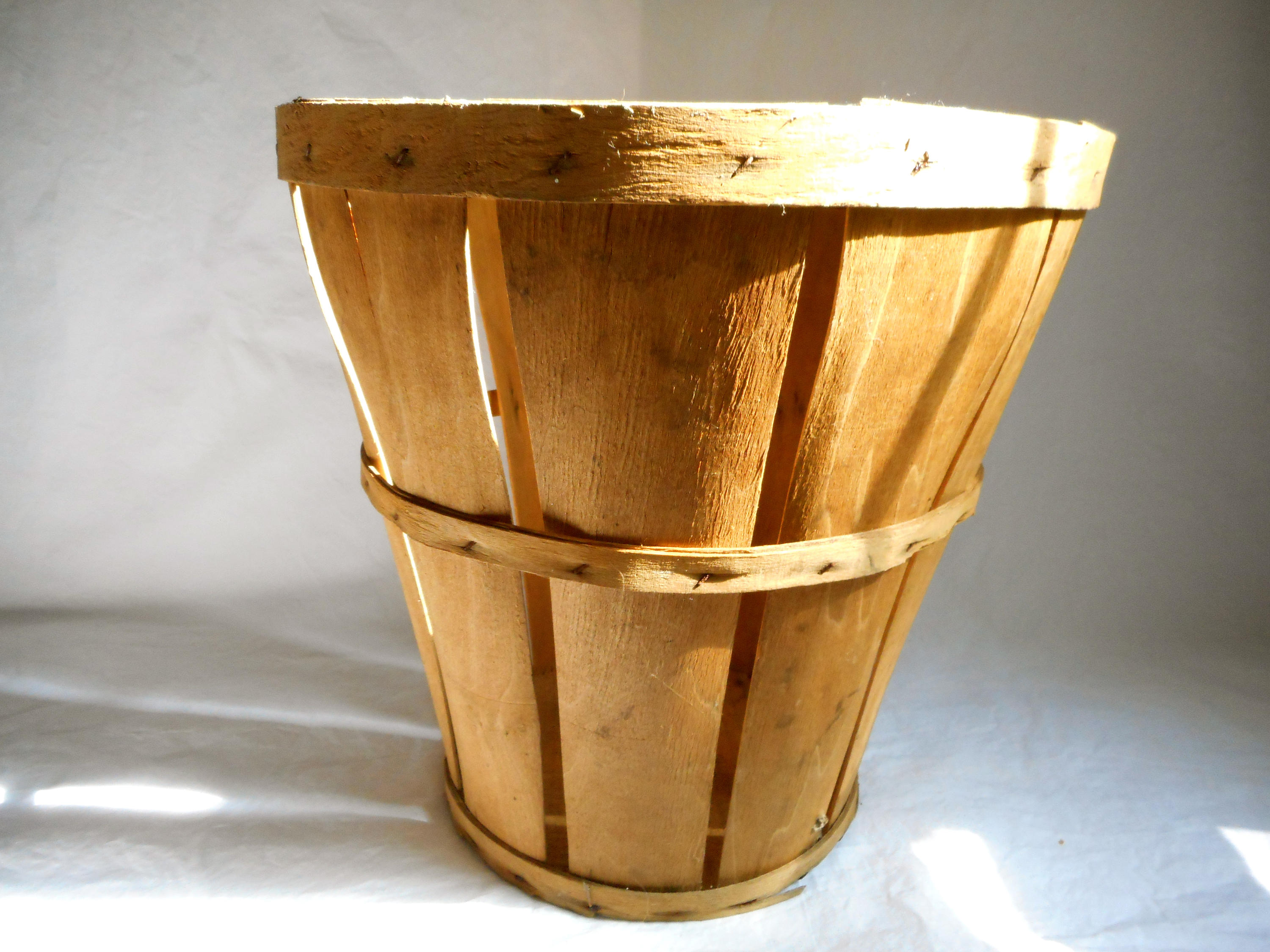 Vintage Split Wood Basket Fruit Basket Vegetable Basket Autumn Fall ...