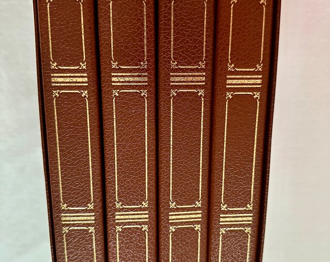 Vintage Photo Book Album Set of 4 With Holder 1990s Photo Albums Brown ...
