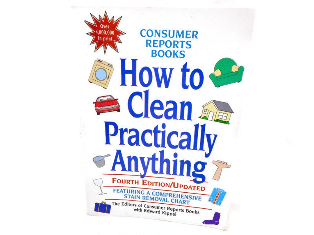How to Clean Practically Anything Fourth Edition Updated Paperback 1996 ...