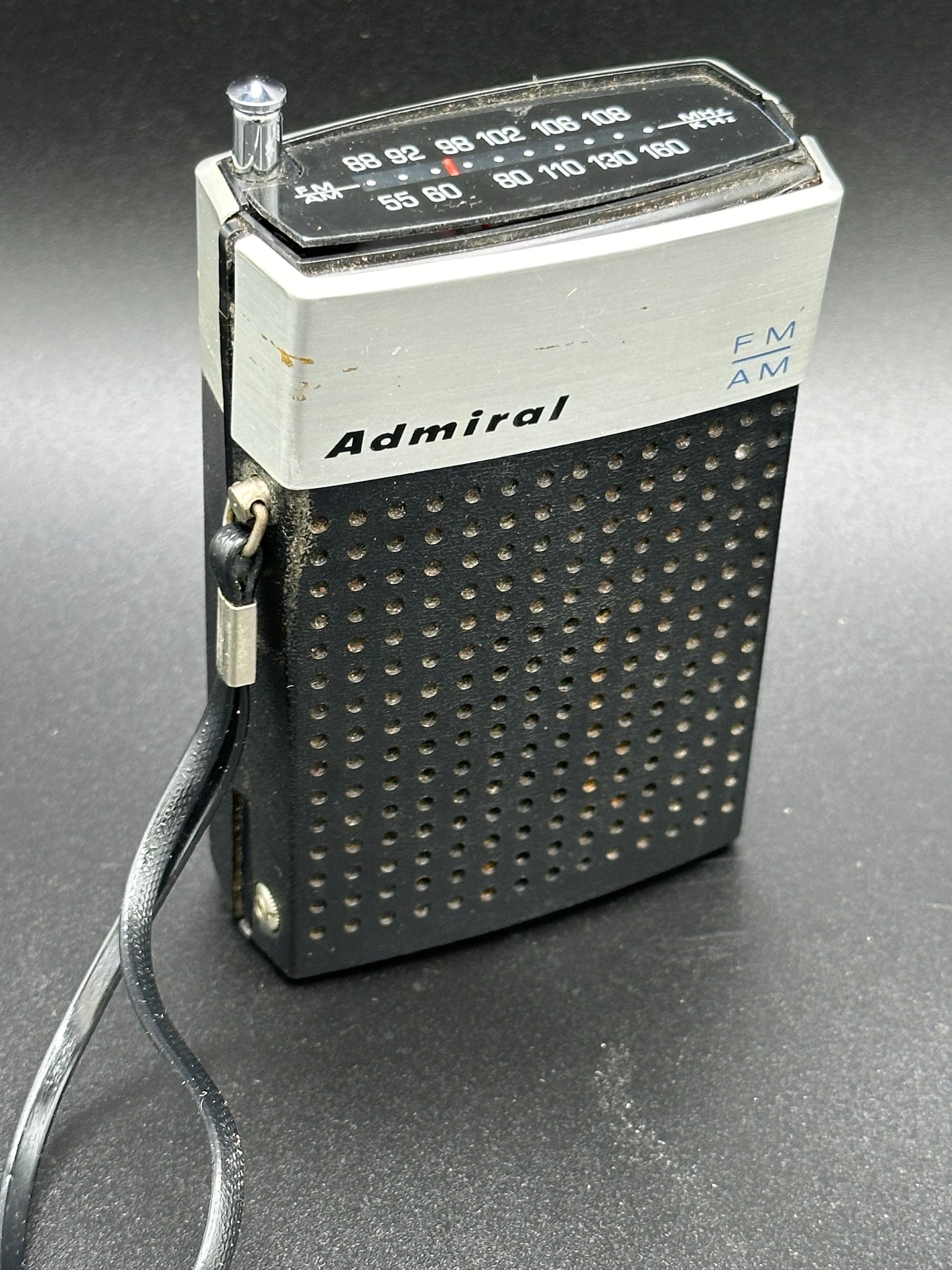 Antique Admiral FM AM Solid State Portable Radio Model PRF 171 Original ...