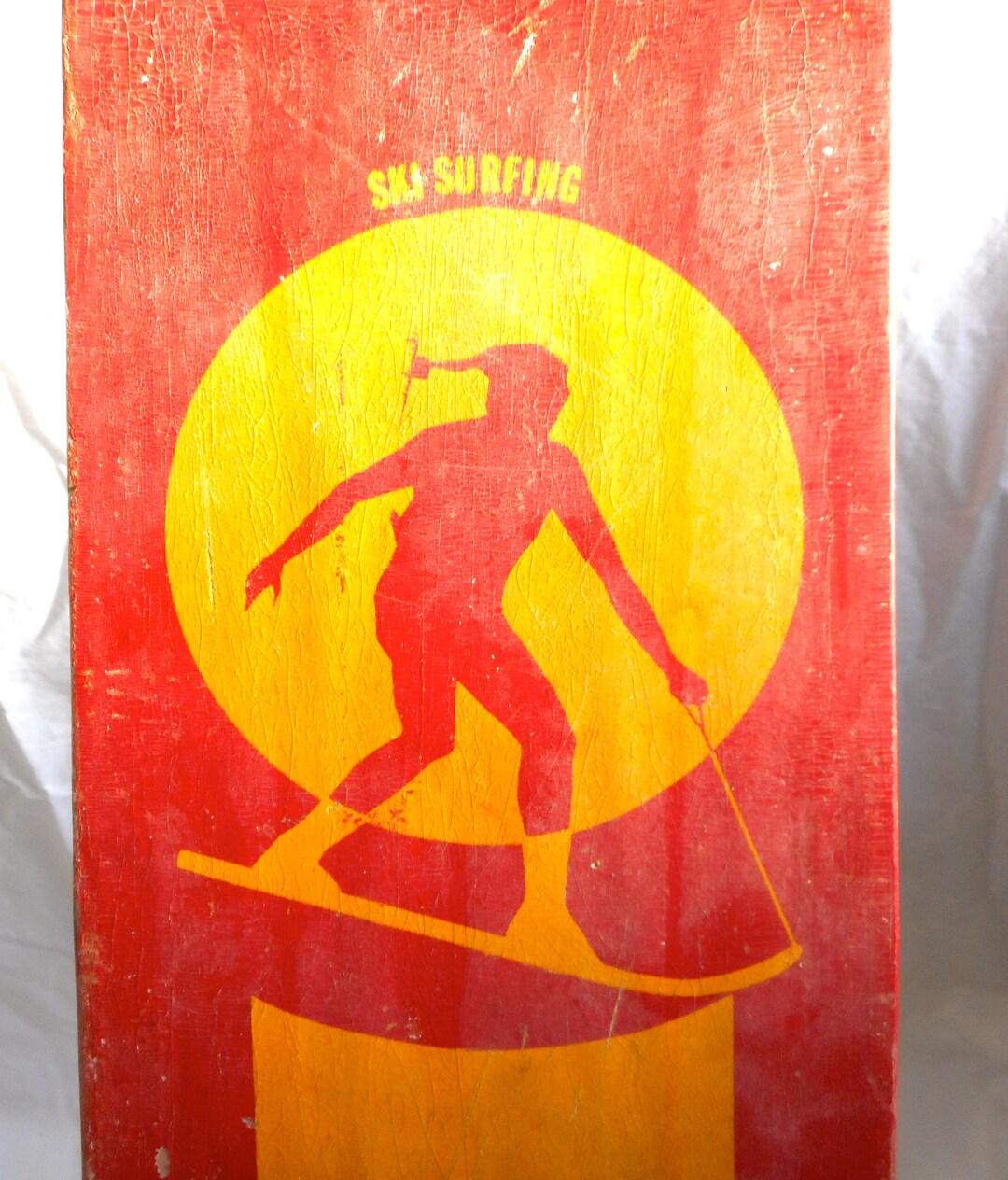 Vintage Nash Skifer Snowboard: 1960s Rustic Wall Decor - Etsy