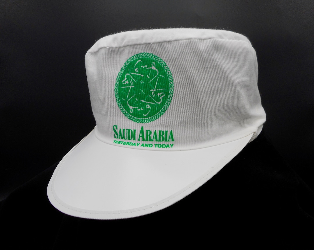Vintage Saudi Arabia Cap/hat With Visor Yesterday and Today Exhibit ...