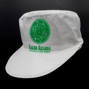 Vintage Saudi Arabia Cap/hat With Visor Yesterday and Today Exhibit ...