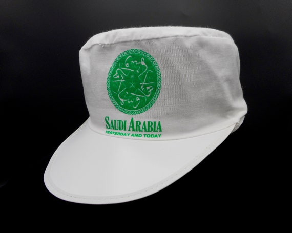 Vintage Saudi Arabia Cap/hat With Visor Yesterday and Today - Etsy