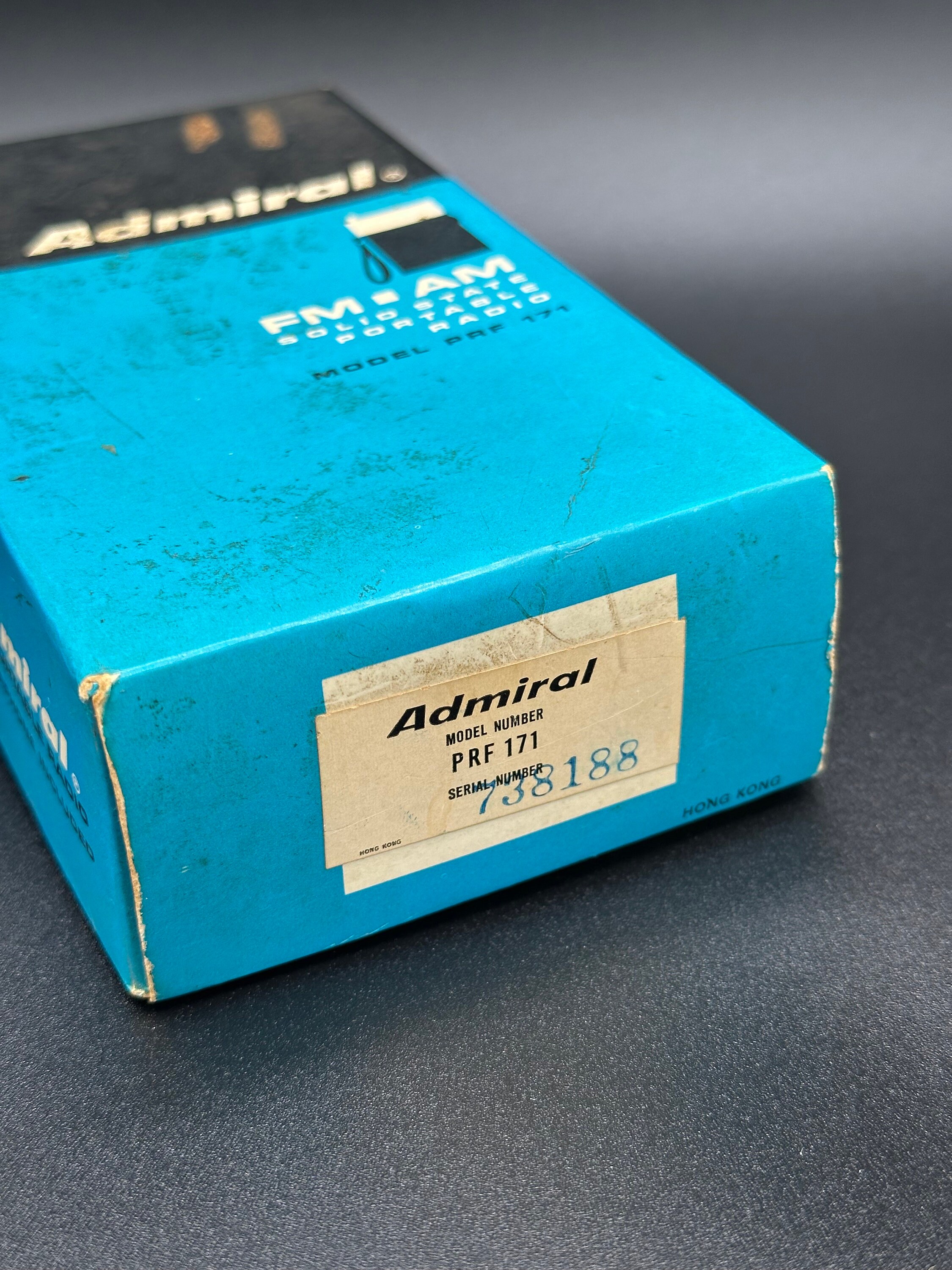 Antique Admiral FM AM Solid State Portable Radio Model PRF 171 Original ...