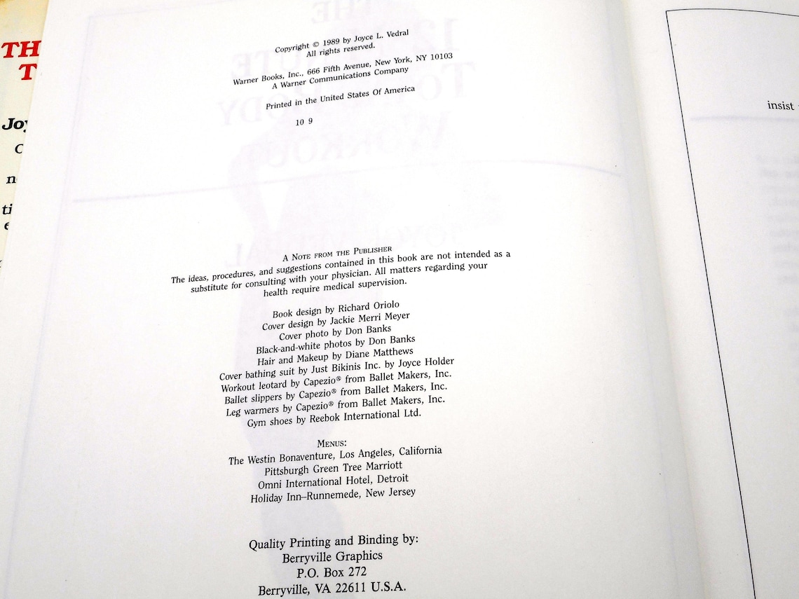 The 12-minute Total Body Workout Joyce L. Vedral, Ph.d. Vintage ...