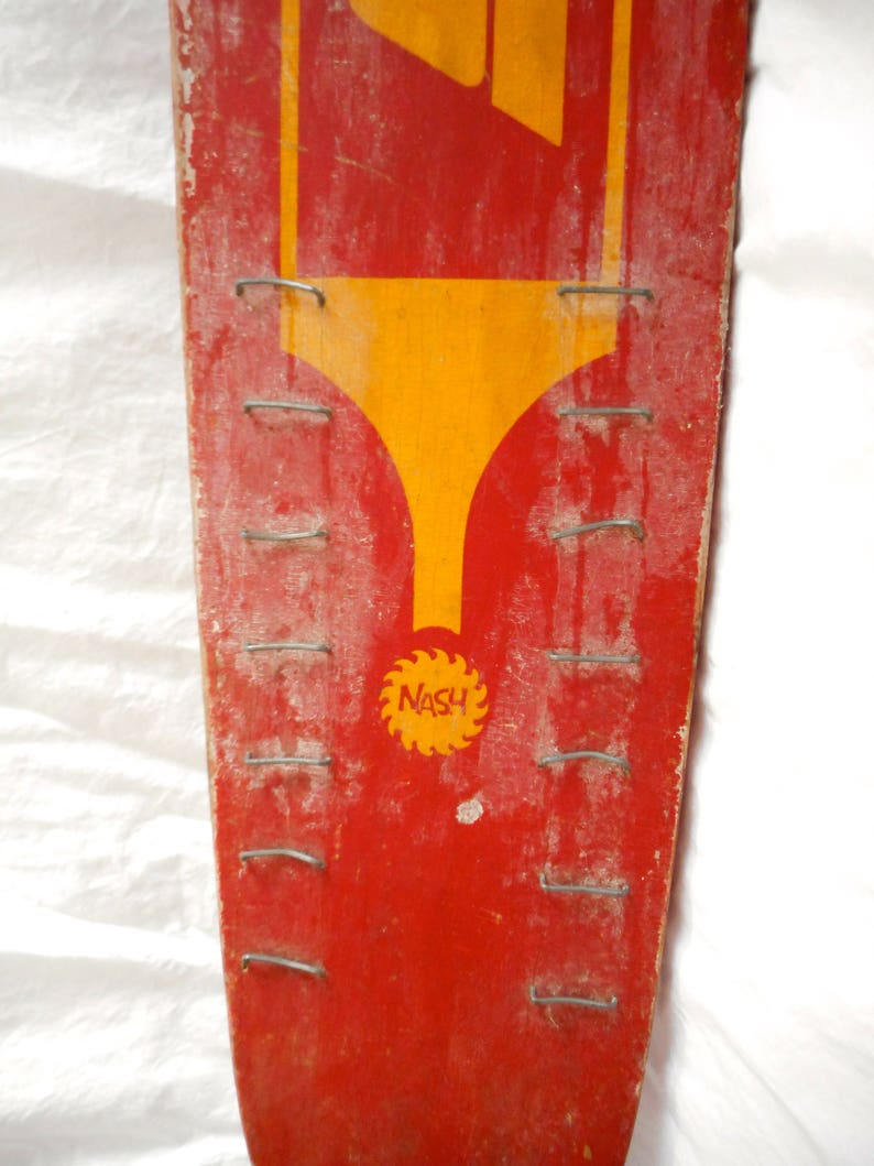 Vintage Nash Skifer Snowboard: 1960s Rustic Wall Decor - Etsy