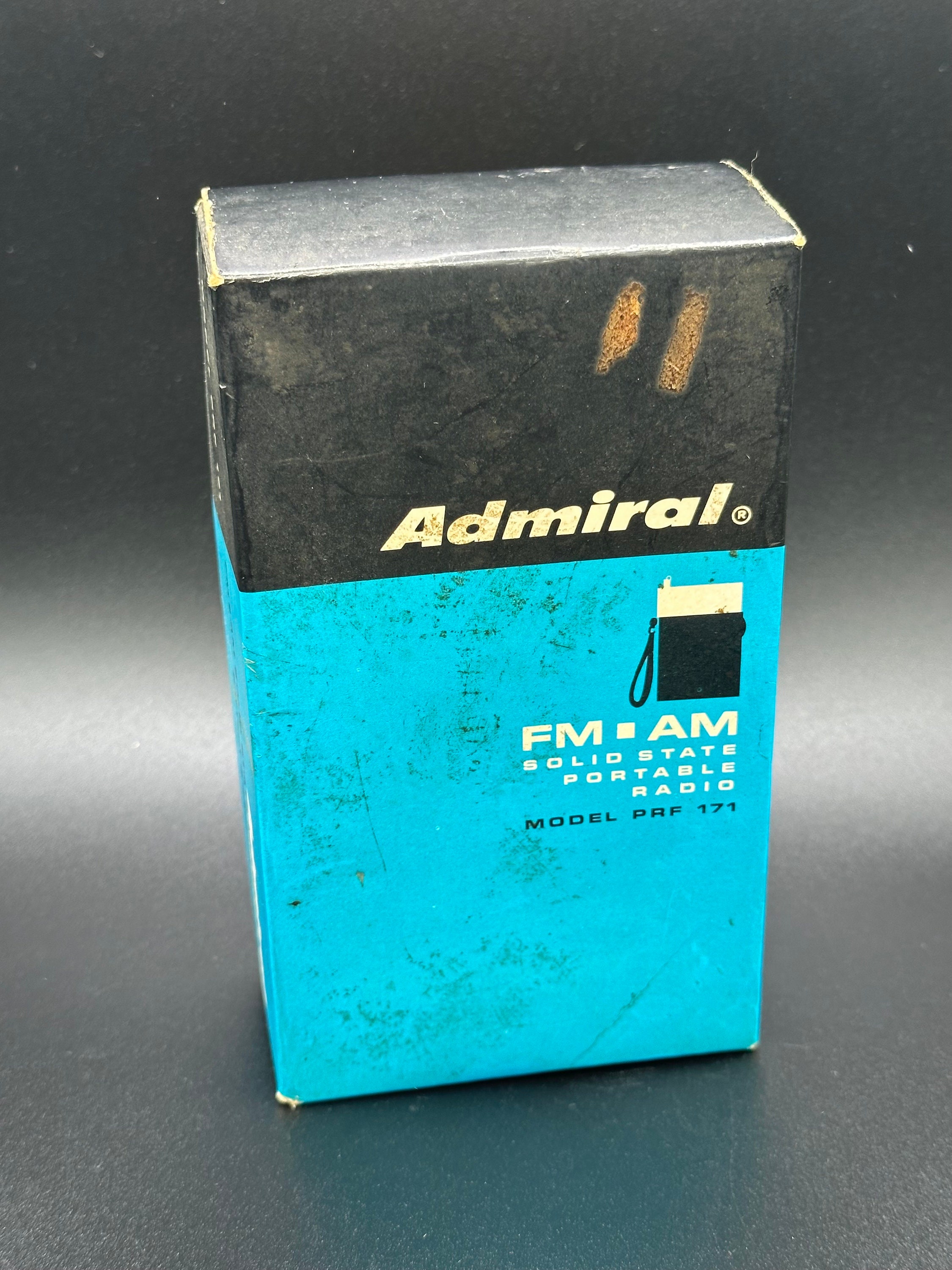 Antique Admiral FM AM Solid State Portable Radio Model PRF 171 Original ...