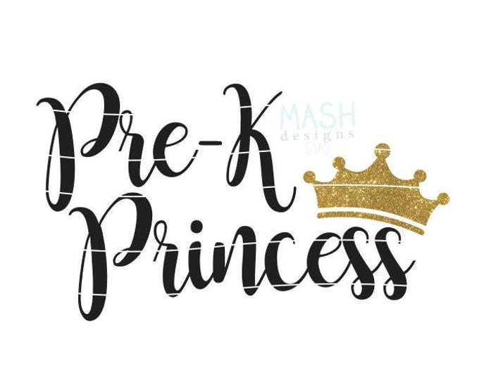 Prek Princess Svg, Pre K Princess Svg, Prek Svg, Pre K Svg, Princess of ...
