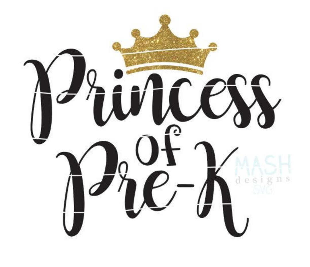 Princess of Prek Svg, Prek Svg, Pre K Princess Svg, Pre K Svg, Prek ...