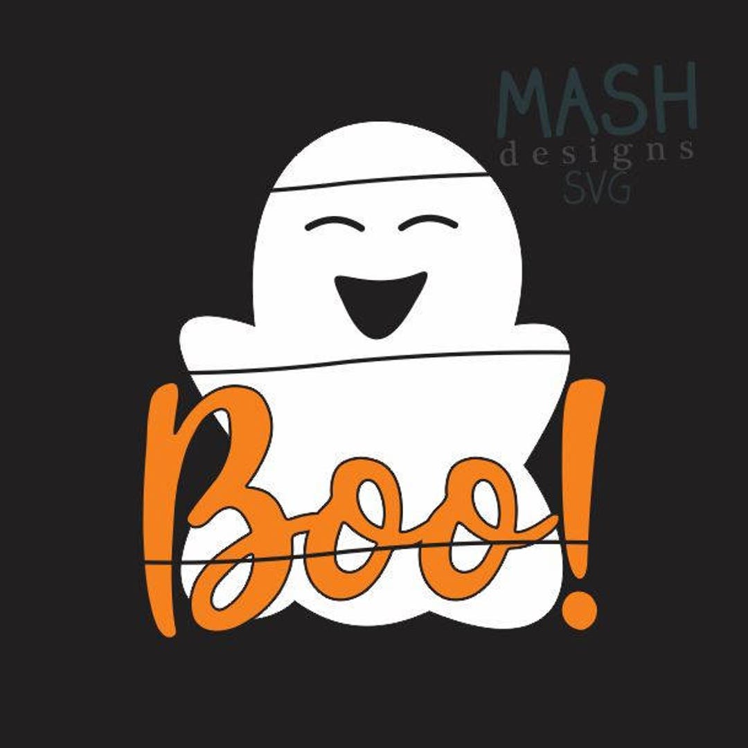 Cute Ghost SVG, Boo Svg, Halloween Svg, Funny Halloween Svg, Svg for ...