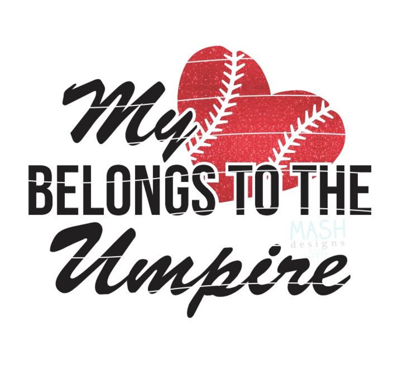 Umpire svg baseball svg designs umpire wife softball svg | Etsy