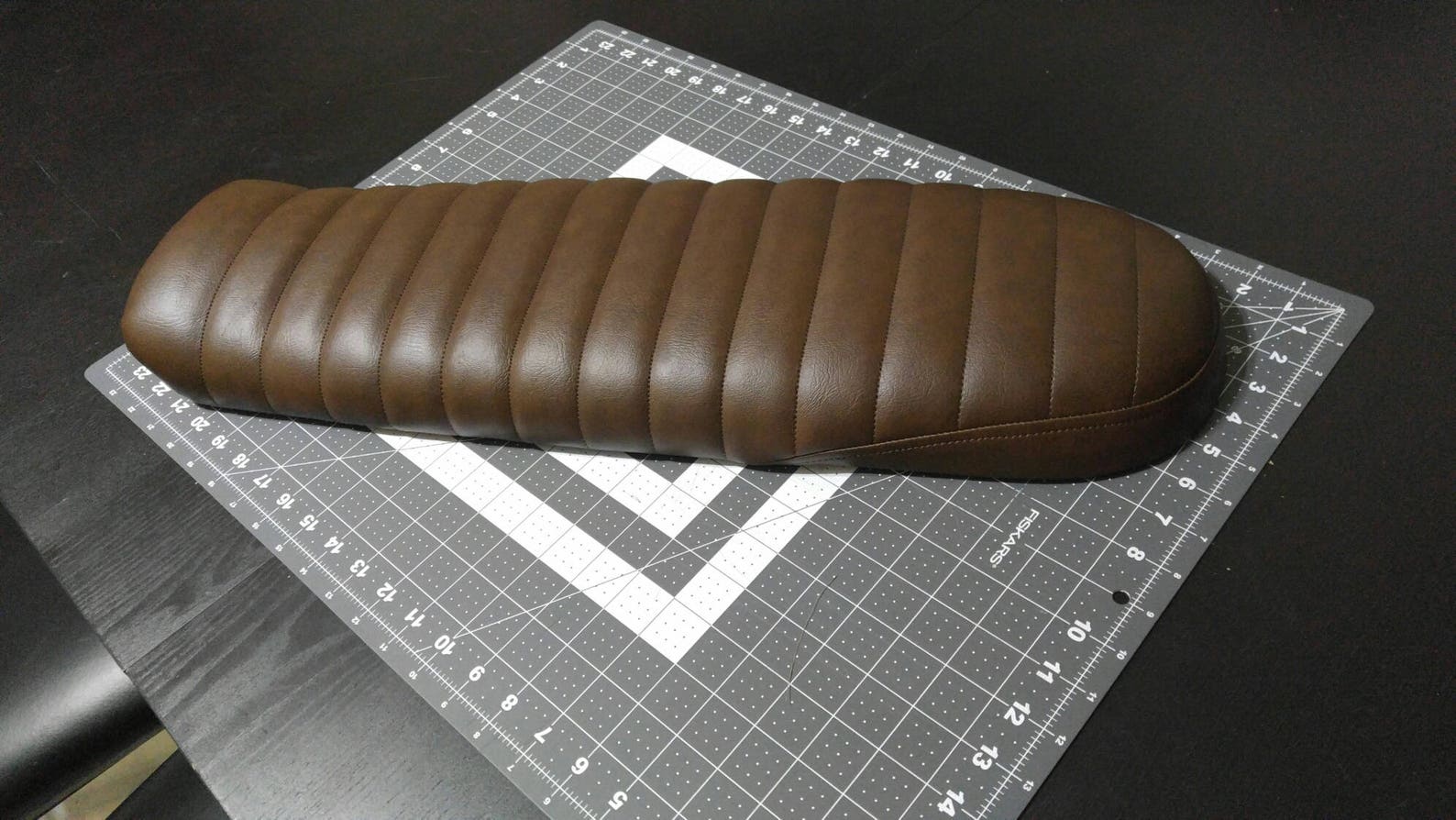 Custom Motorcycle Cafe Racer Brat Style Caterpillar Seat | Etsy