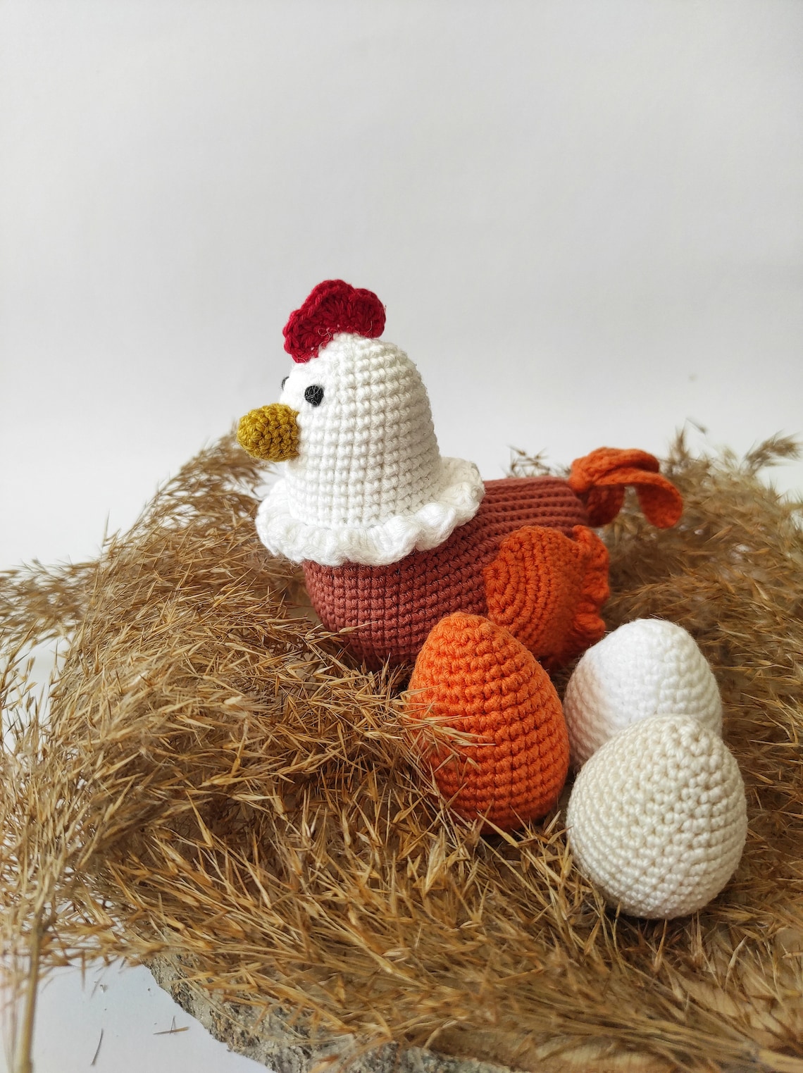 Crochet Chicken Plushie Pattern Amigurumi Pattern Cute Chicken | Etsy
