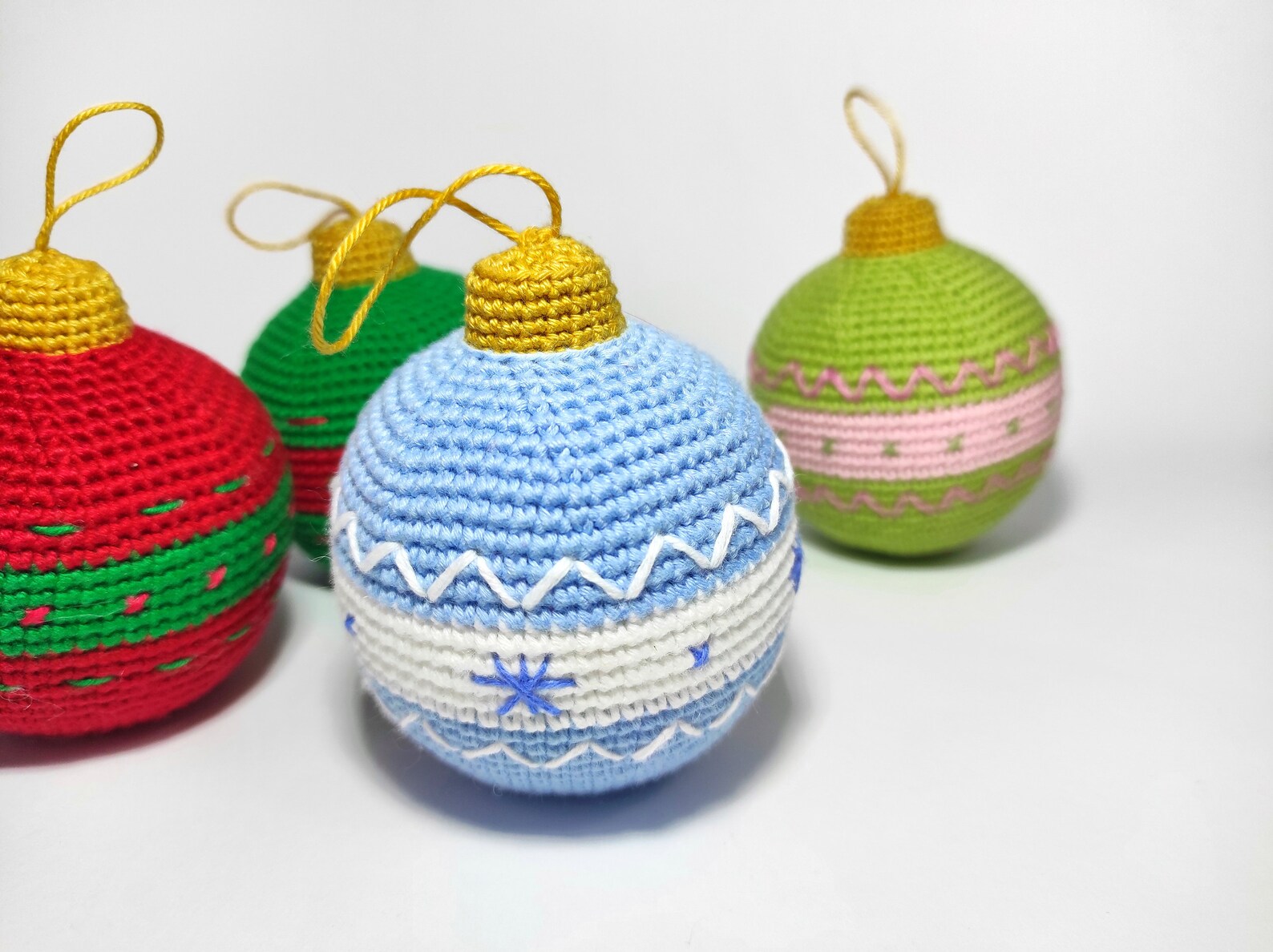 Christmas Ornaments Crochet Pattern Crochet Christmas Crochet Xmas ...