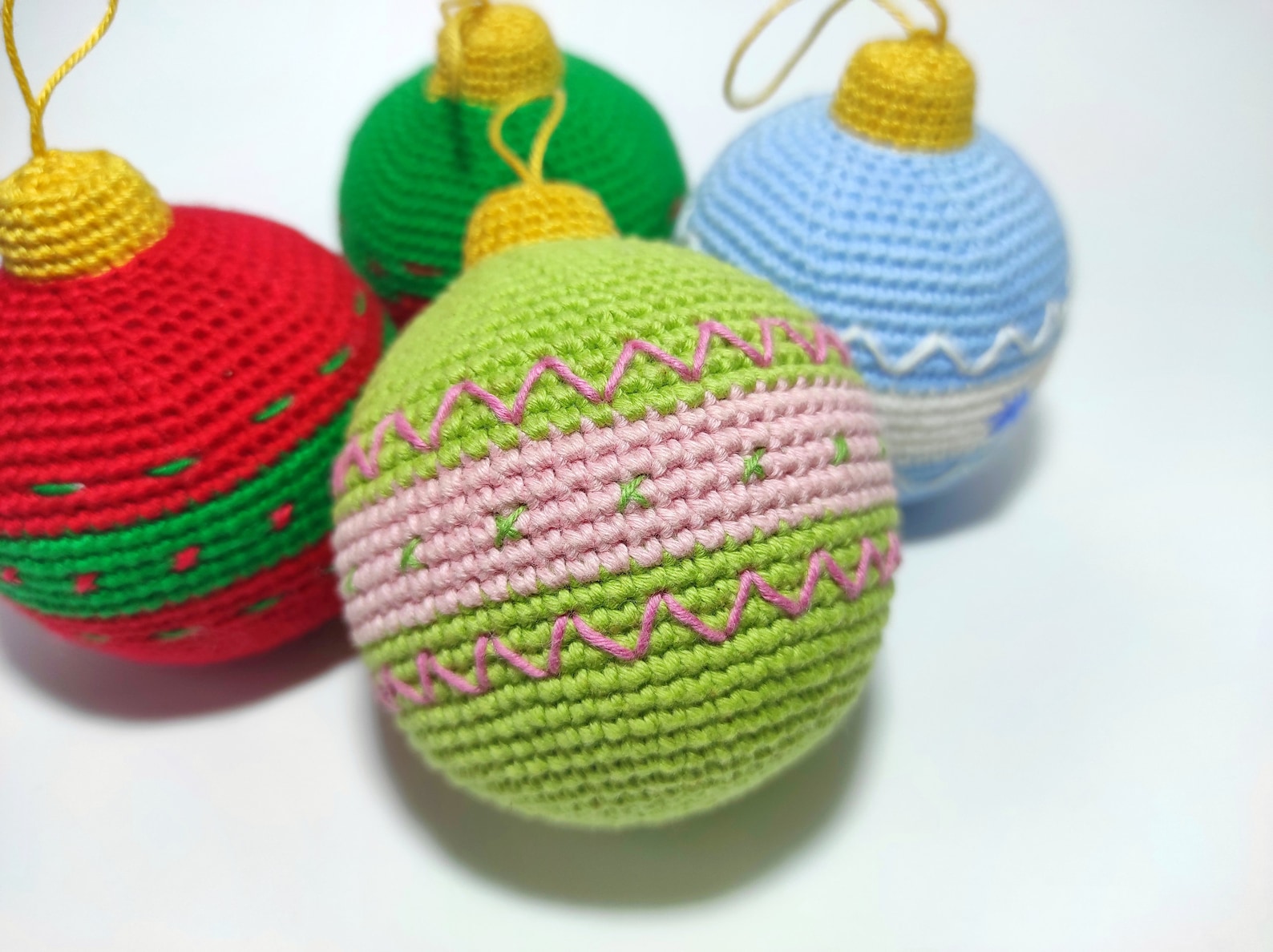 Christmas Ornaments Crochet Pattern Crochet Christmas Crochet Xmas ...