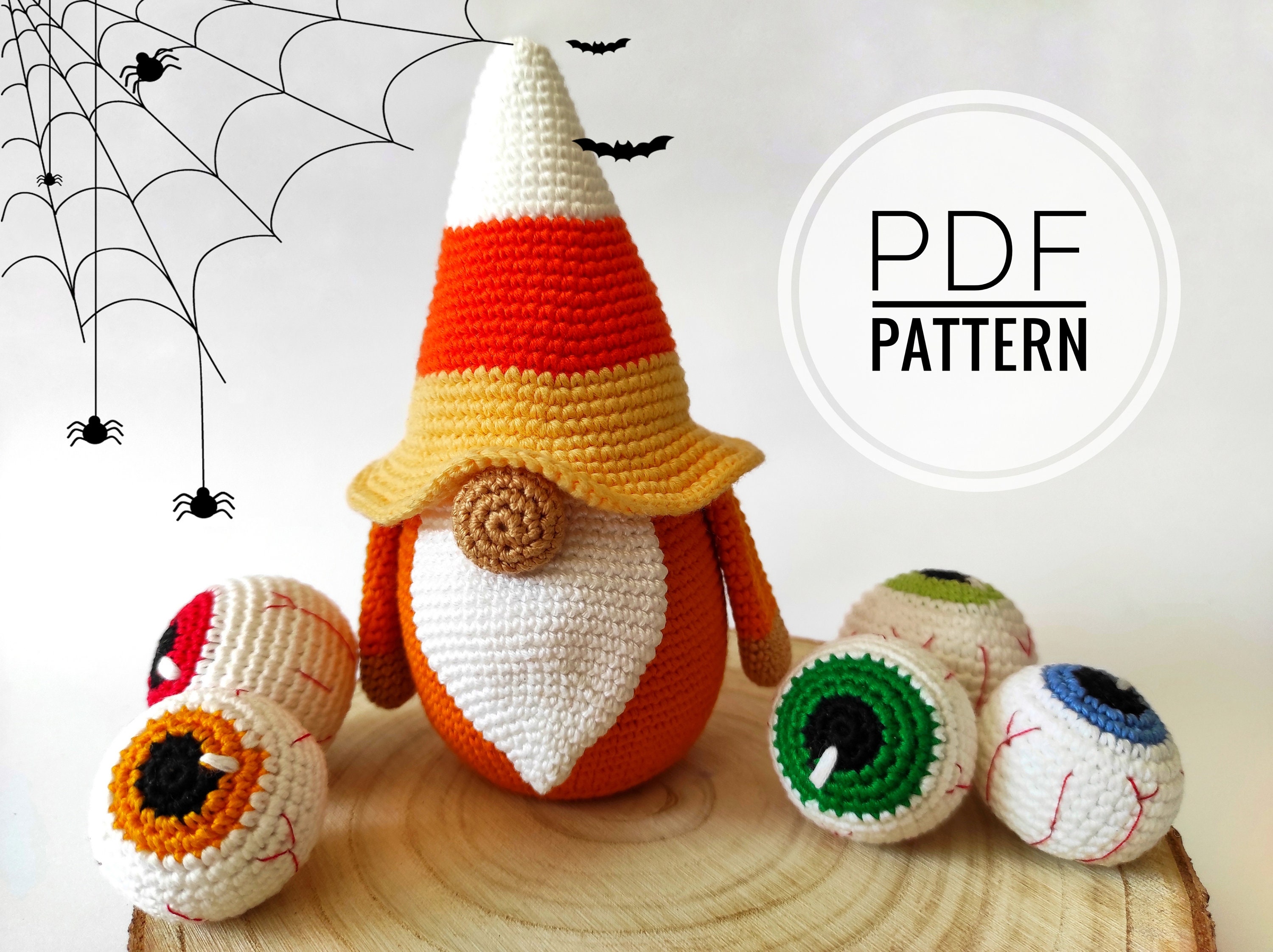 Diy Halloween Decor Fall Gnomes Horror Crochet Horror Amigurumi ...