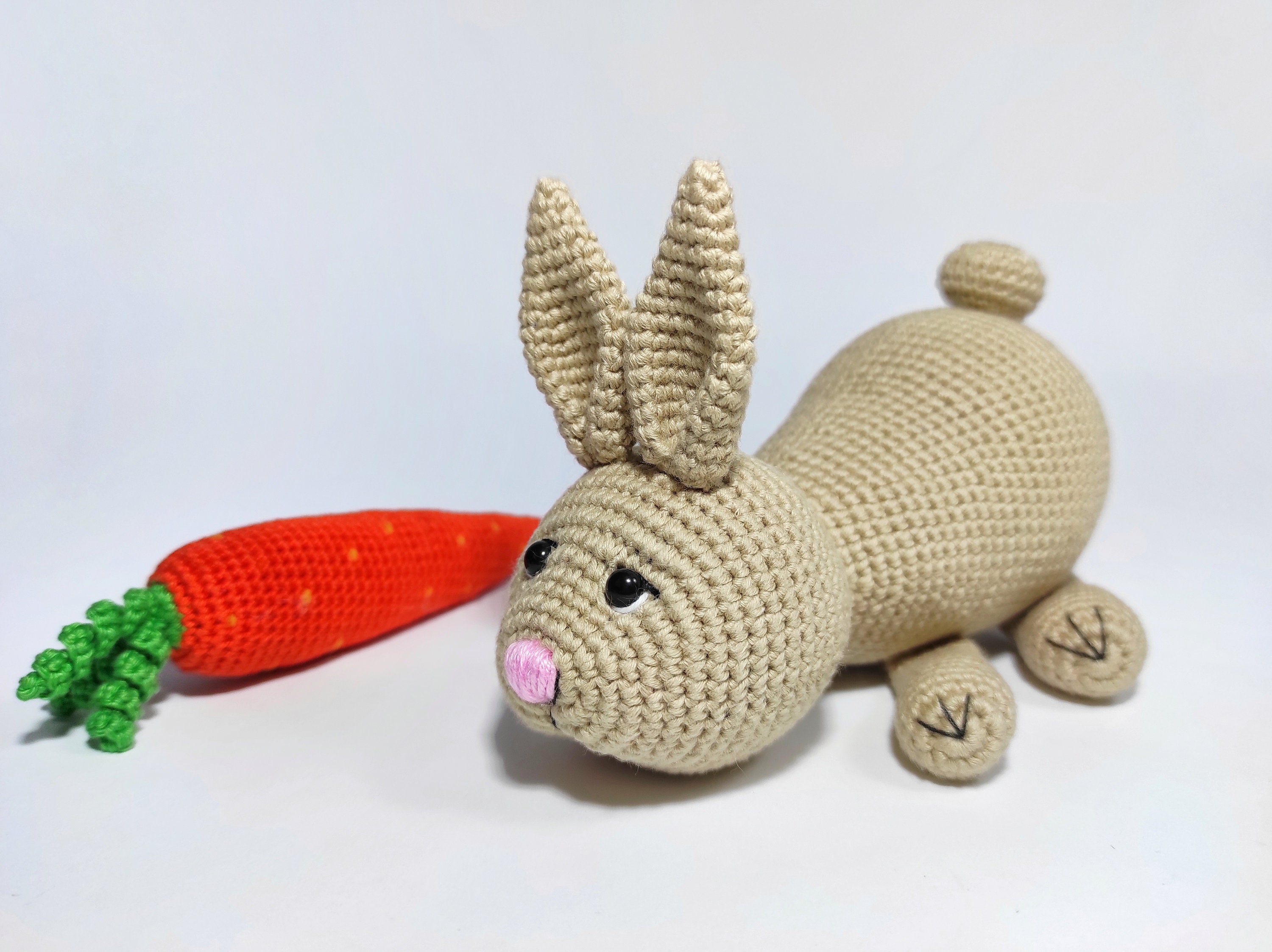 Crochet Bunny Pattern Amigurumi Rabbit Crochet Rabbit Amigurumi Bunny ...