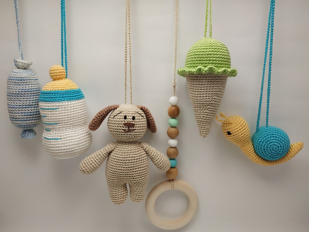 Set of 6 Hanging Toys for Baby Gym. Hanging Play Gym Toys. Free ...