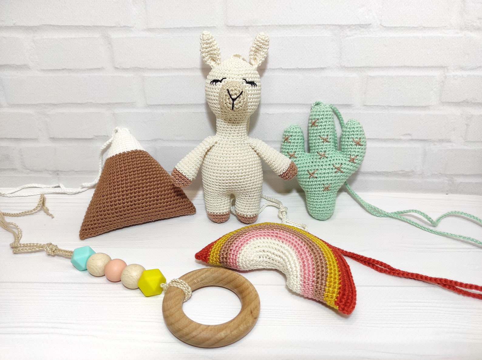 Lama toy Llama stuffed animal Llama kids Baby gym toy Baby | Etsy