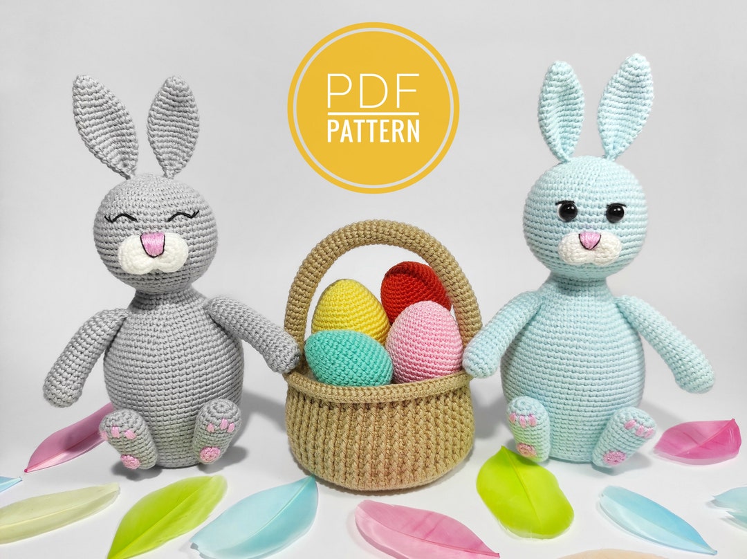 Crochet Patterns Easter Crochet Bunny Amigurumi Bunny Easter Bunny ...