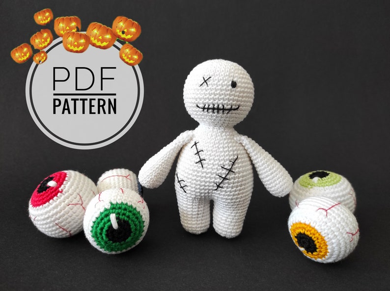 Halloween Scary Halloween Pattern Halloween Digital Horror Crochet ...