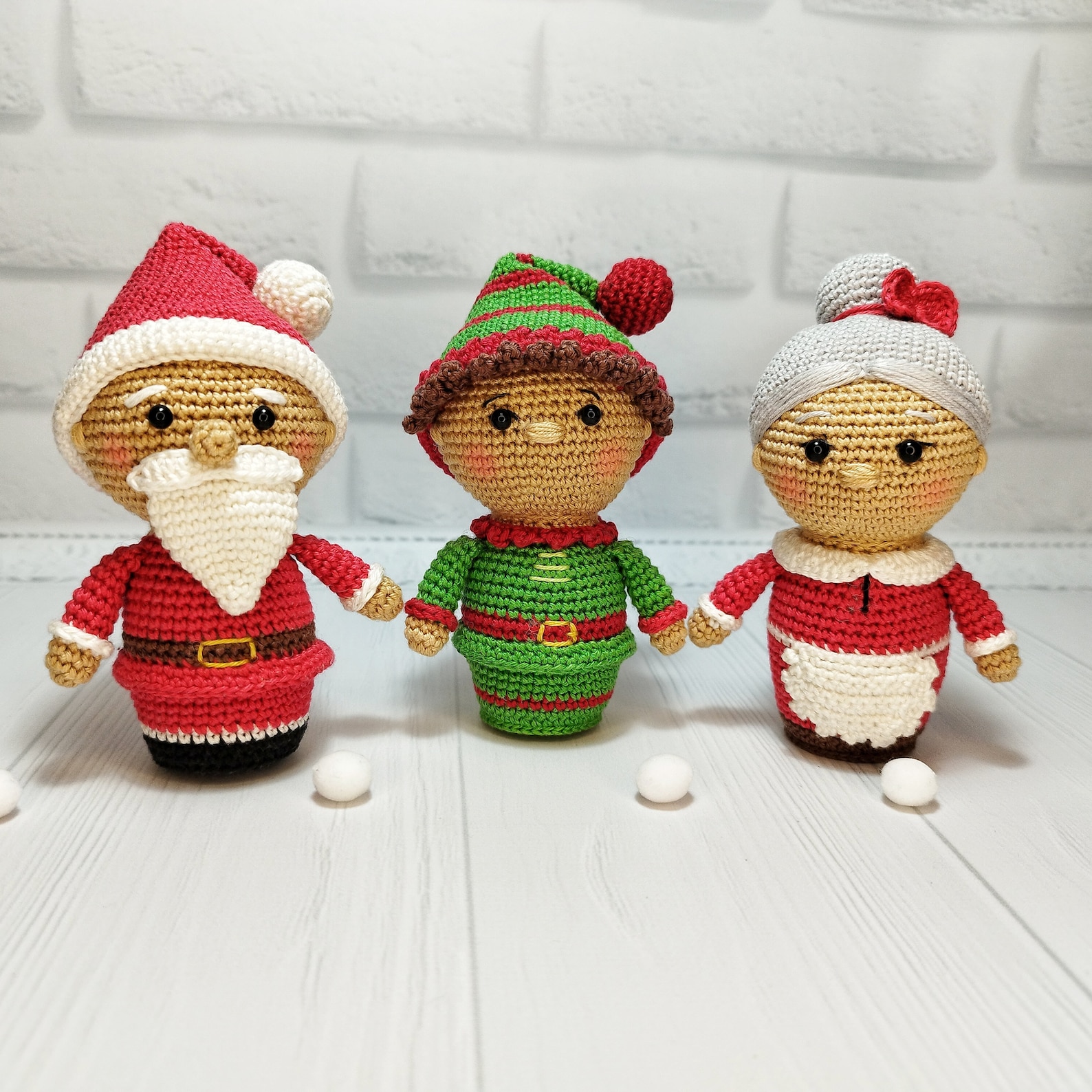 Crochet Patterns Amigurumi Pattern Mini Toys Christmas Pattern Snowman ...