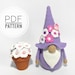 Spring Gnomes Summer Gnome Patterns Flower Gnome Holiday Gnome Easter ...