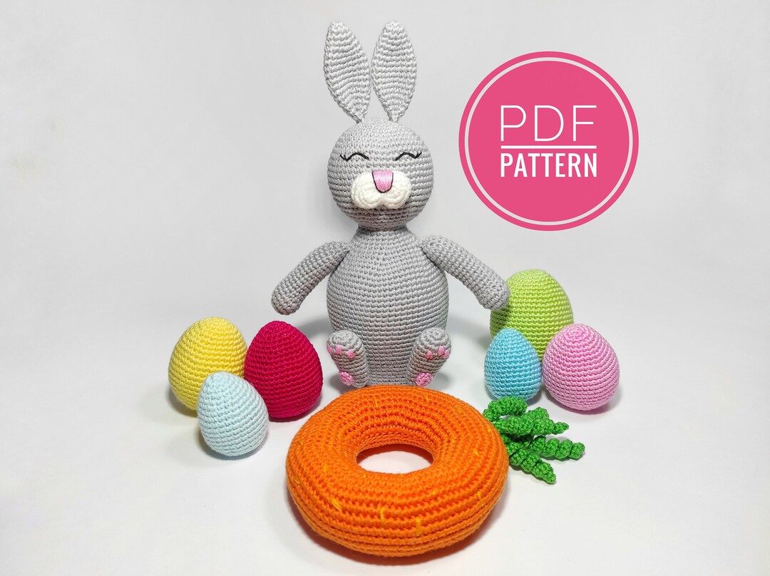 Crochet Patterns Easter Egg Pattern Crochet Bunny Crochet Rabbit Easter ...