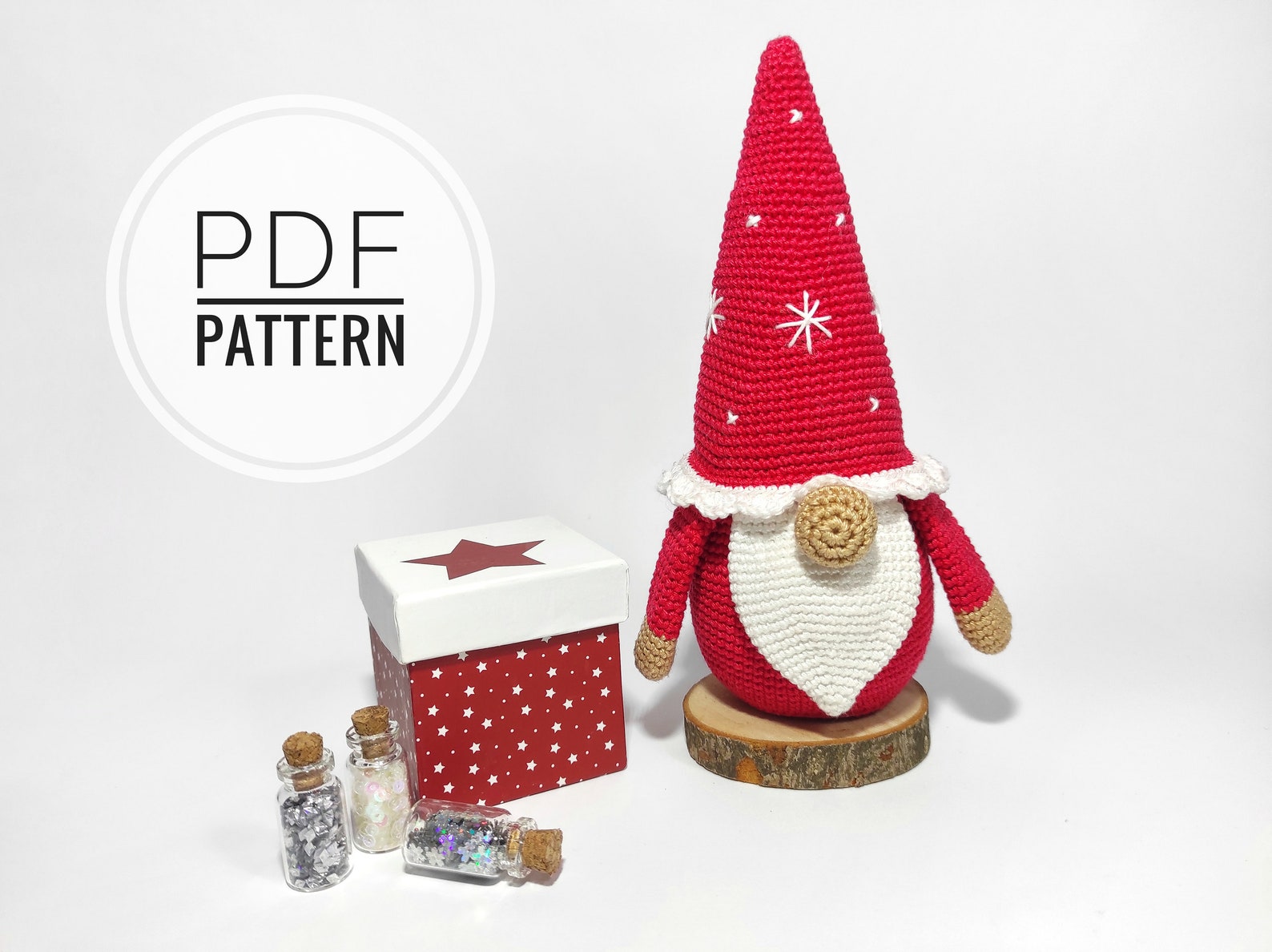 Christmas Gnome Gnome Patterns Pdf Crochet Gnomes Holiday - Etsy