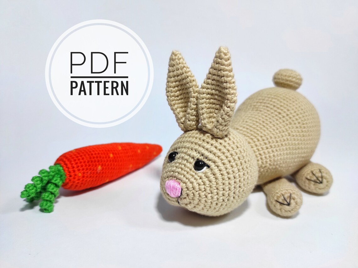 Crochet Bunny Pattern Amigurumi Rabbit Crochet Rabbit - Etsy