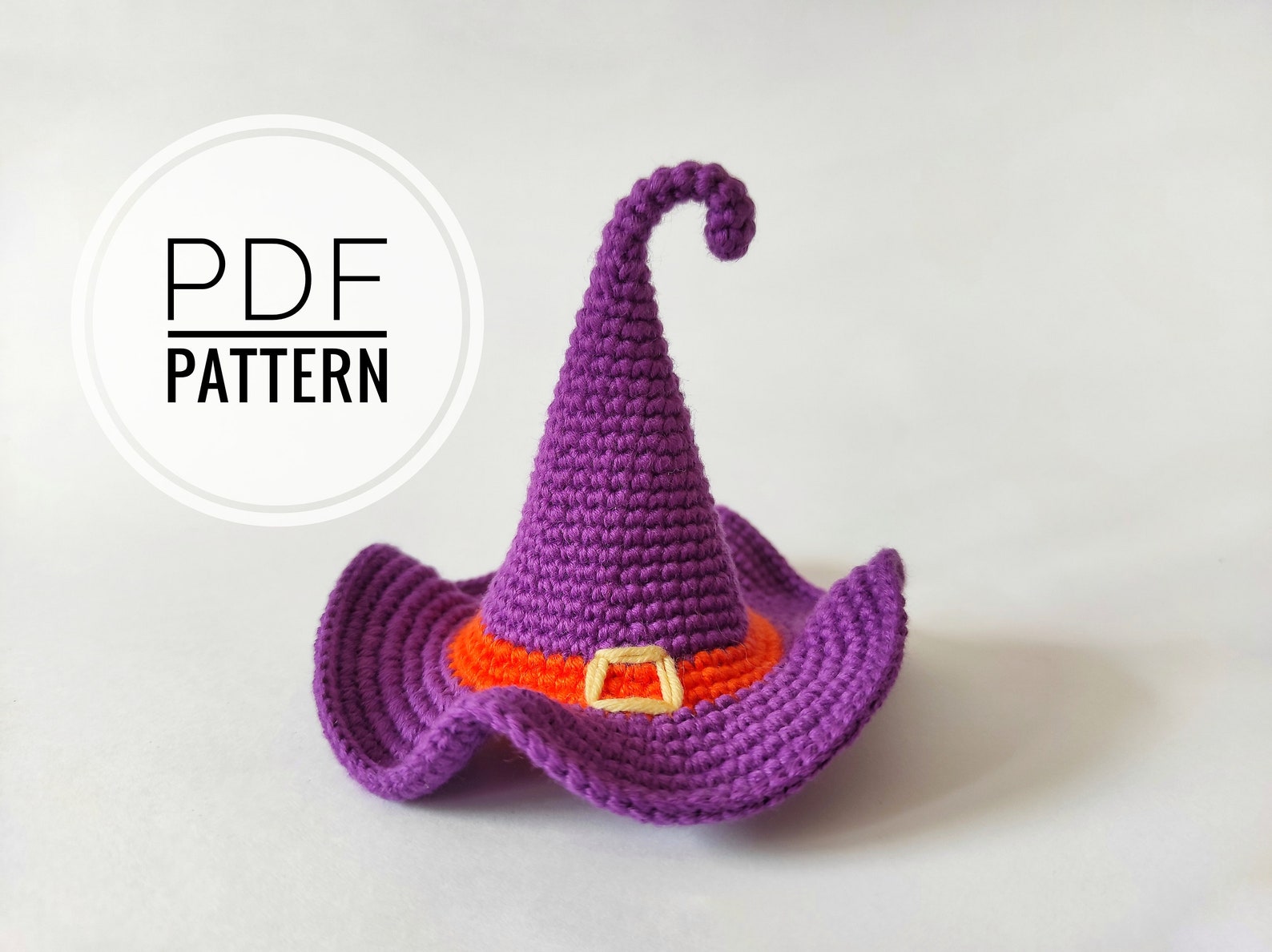 Mini Witch Hat Pattern Crochet With Hat Halloween With Hat - Etsy