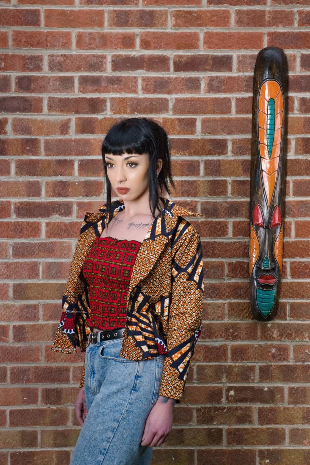 SALES Africa Print Nene Jacket/ Jacket - Etsy