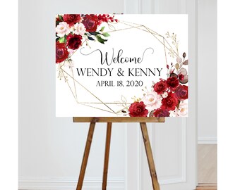 Red Wedding Decor - Etsy