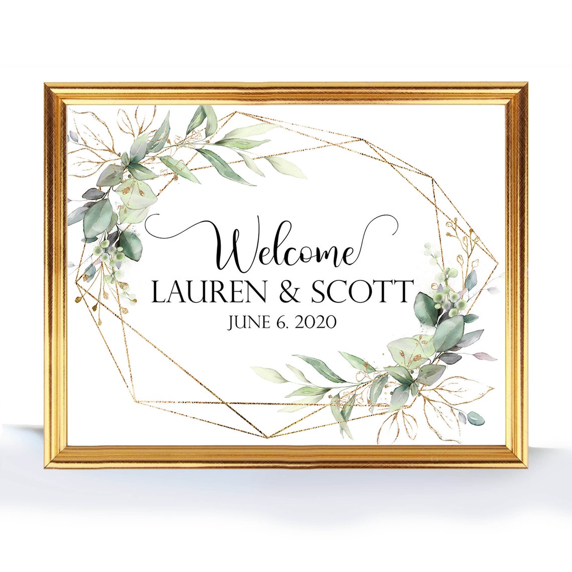 WEDDING WELCOME SIGN Personalized wedding decor custom | Etsy