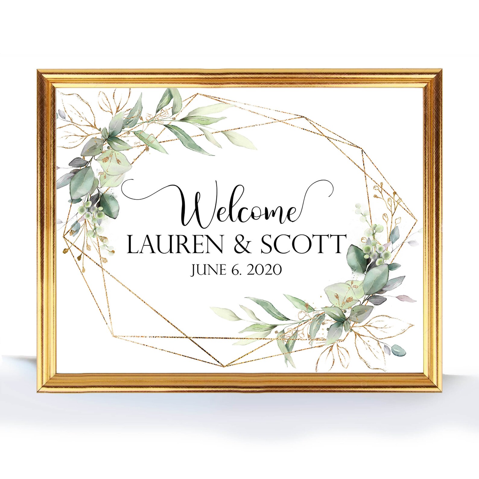WEDDING WELCOME SIGN Personalized wedding decor custom | Etsy