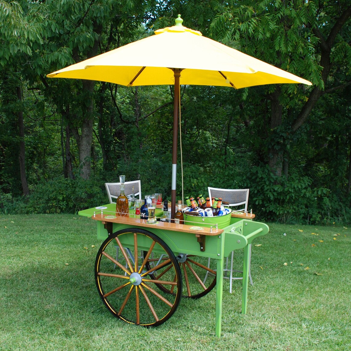 Mobile Bar Cart Build It Yourself Instructions Assembly - Etsy