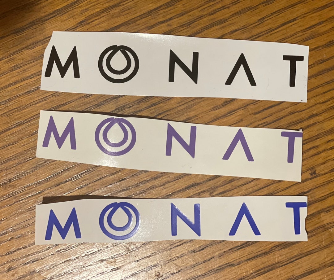 Monat Decal Permanent Deca - Etsy