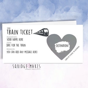 Fake Train Tickets - Etsy UK