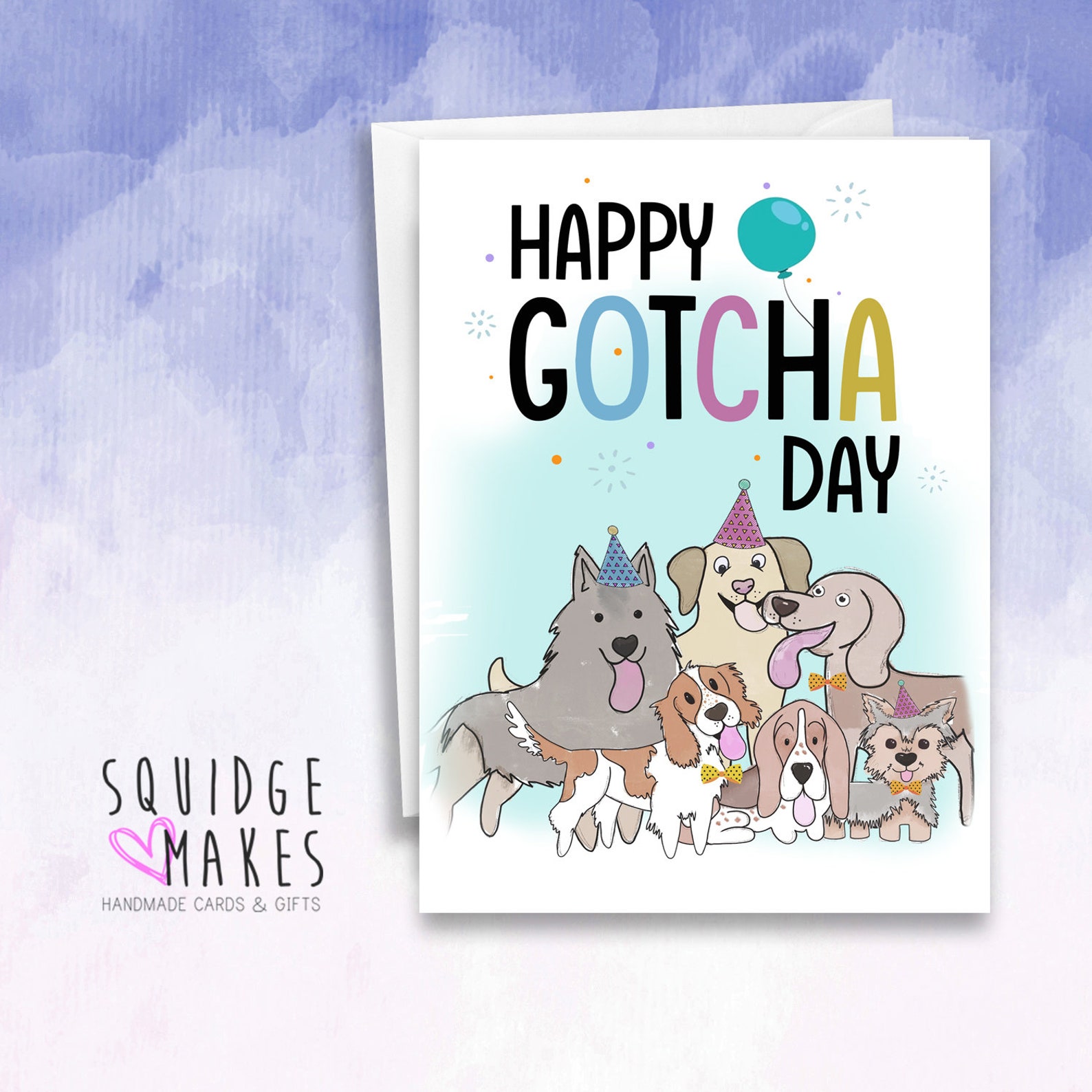 Dog Adoption Card Dog Rescue Gotcha Day Card New Dog Card - Etsy UK