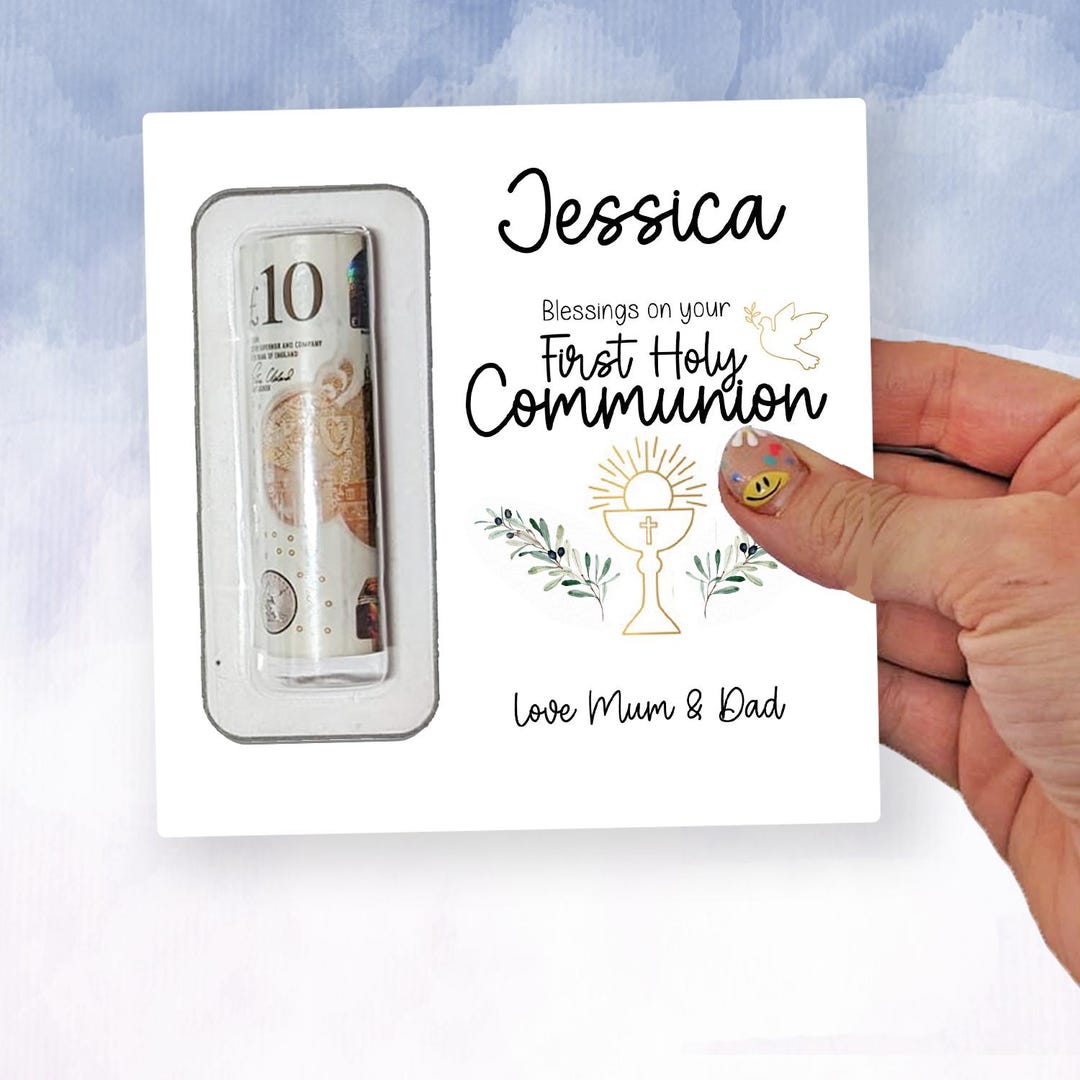 Holy Communion Money Gift, First Holy Communion Money Holder, Holy ...