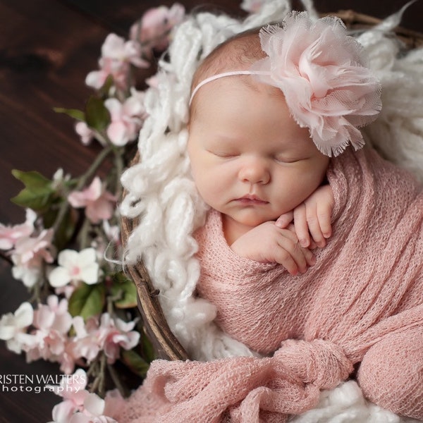 Pink Baby Headband - Etsy