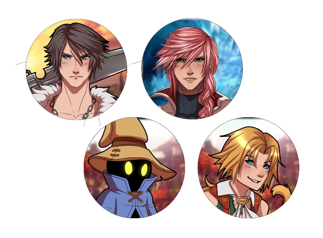 Final Fantasy Character Stickers - Etsy