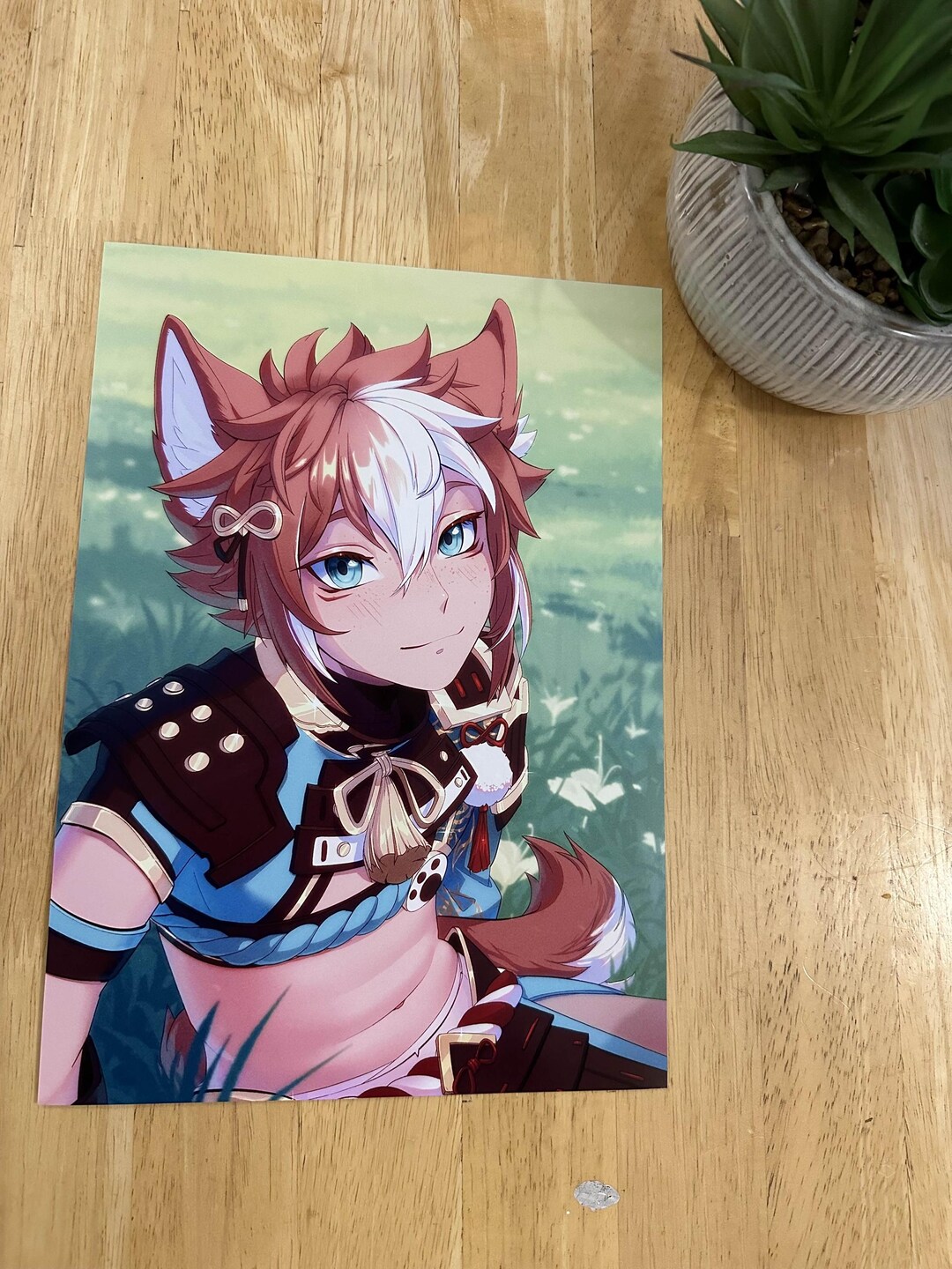 Gorou Art Print / Poster - Genshin Impact - Anime Art Print / A4 / Wall ...
