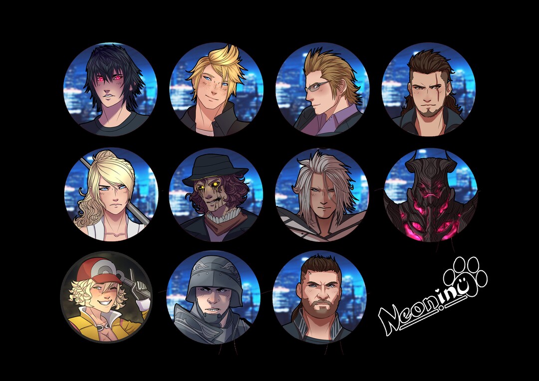 Final Fantasy Xv/kingsglaive Sticker Set - Etsy