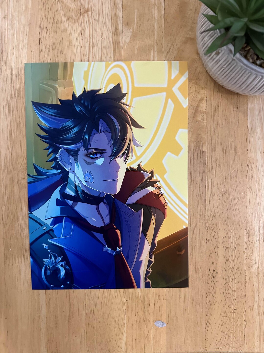 Wriothesley Art Print / Poster Genshin Impact Anime Art Print / A4 ...