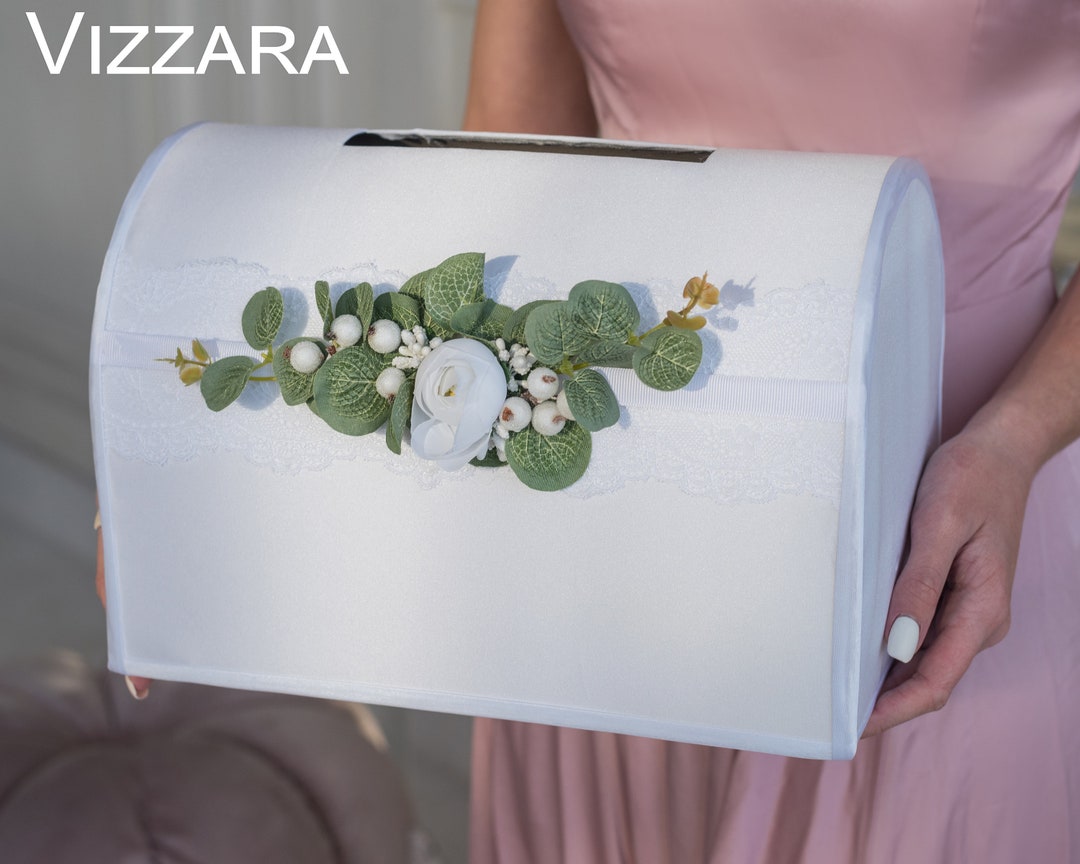 Card Box Wedding Rustic Wedding, Money Box Eucalyptus, Card Box for ...