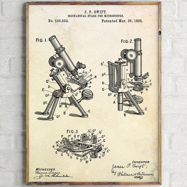 Vintage Microscope - Etsy